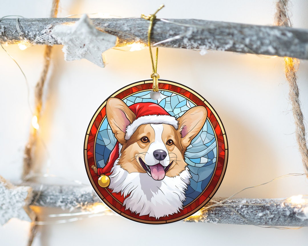 Corgi Ornament Unique Gift for Dog Lovers or Gift Exchange Cute Dog ...