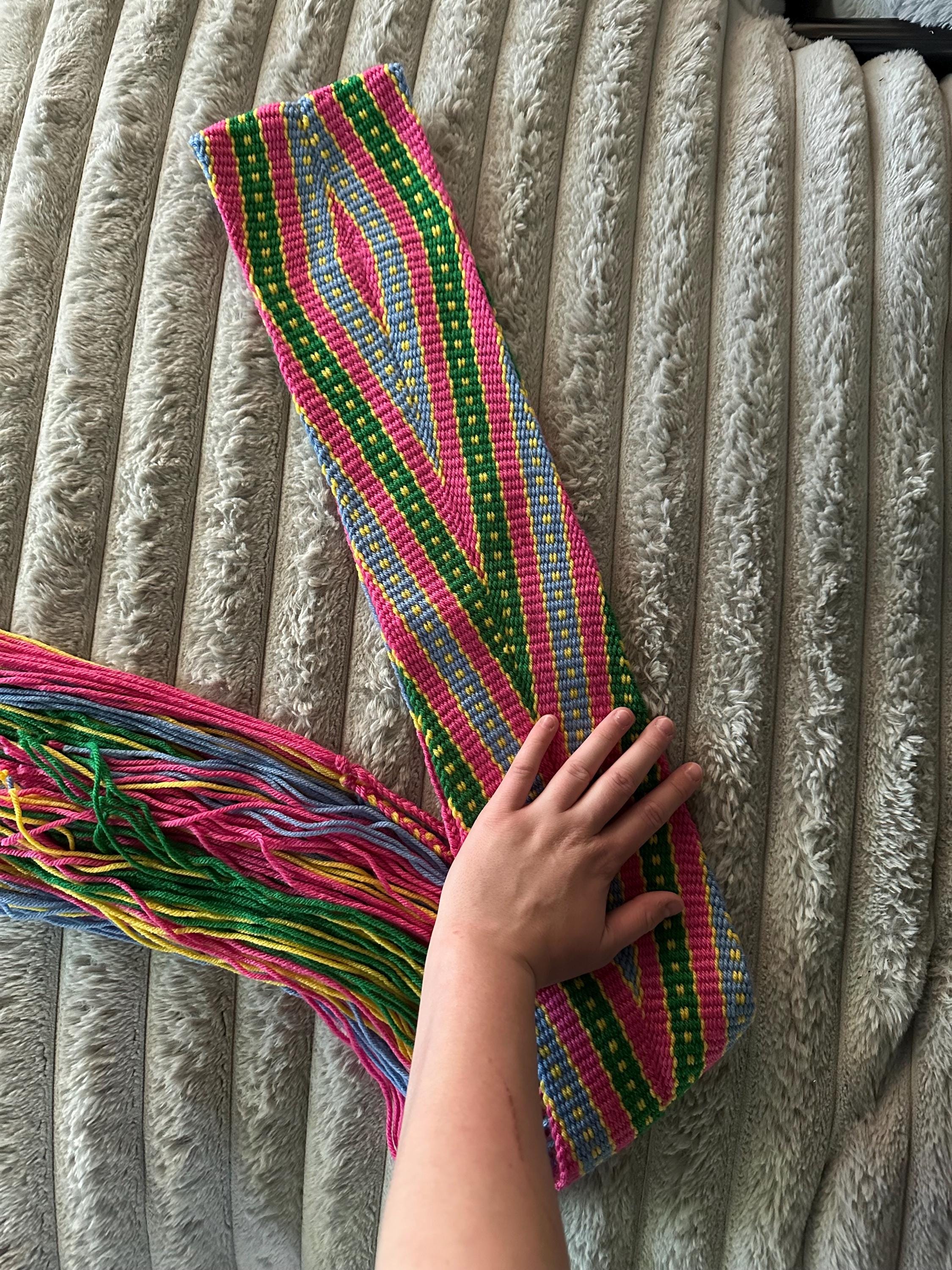 Traditional Finger Woven Belt (WIDE) - Chevron Style - Etsy