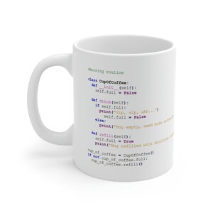 Python Code Mug, Programming Mug, Coding Mug, Gift for Programmers ...