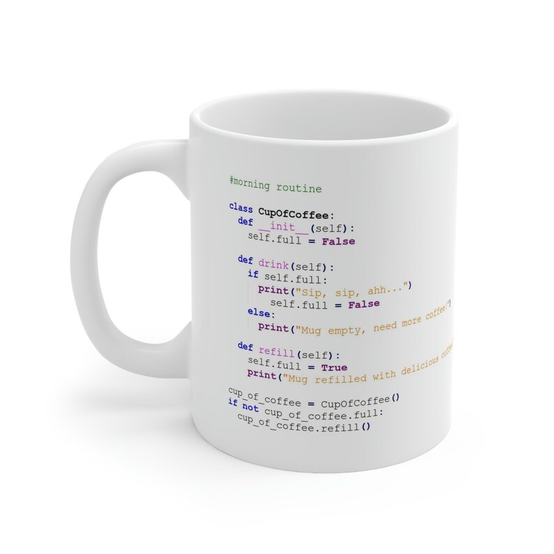 Python Code Mug, Programming Mug, Coding Mug, Gift for Programmers ... Python Code Mug, Programming Mug, Coding Mug, Gift for Programmers ...