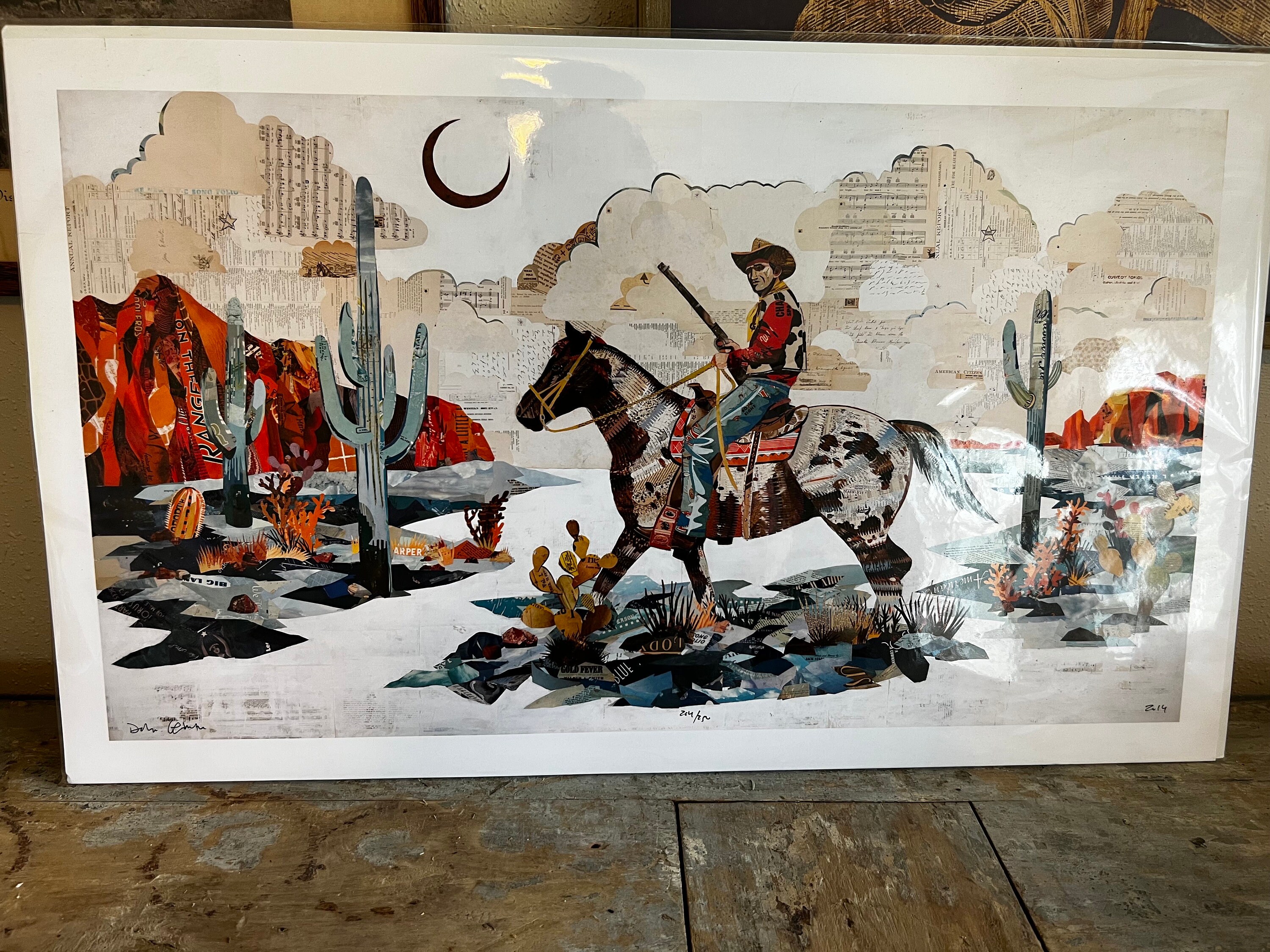 Night Scout Unframed Mixed Media Art by Dolan Geiman - Etsy