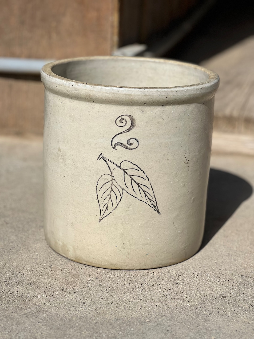 Red Wing 2 Gallon Birch Leaf Crock - Etsy