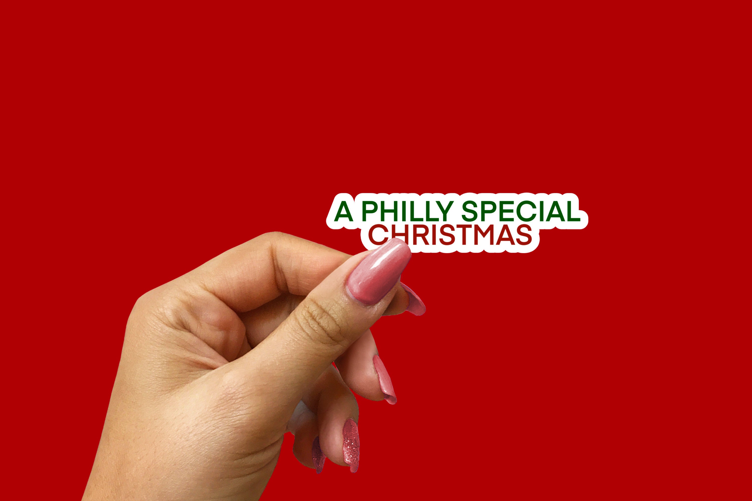 Philly Christmas Sticker Pack, Philly Special Christmas, Santa Drives ...