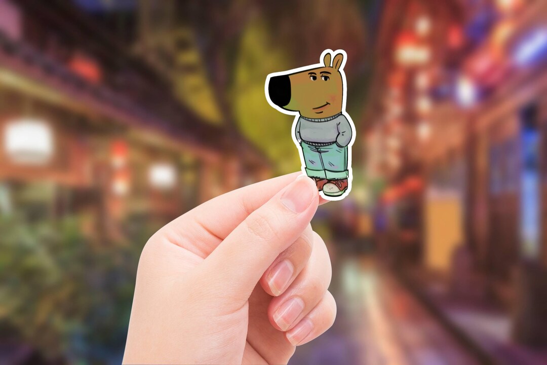 Just a Chill Guy Meme, Funny Sticker, Chill, Cool Vibe Sticker, Vinyl ...