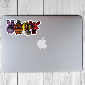 FNAF Sticker, Five Nights at Freddy's, Animatronics, Tiktok, Trending ...