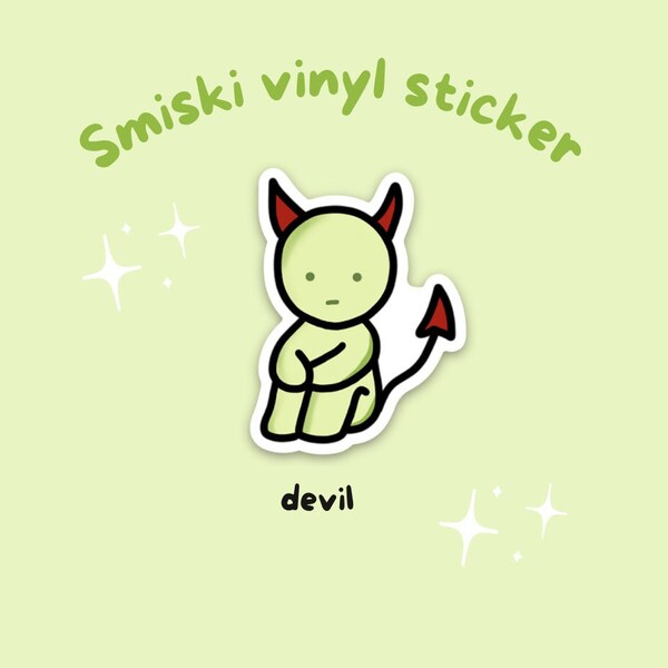 Smiski Laptop Sticker - Etsy