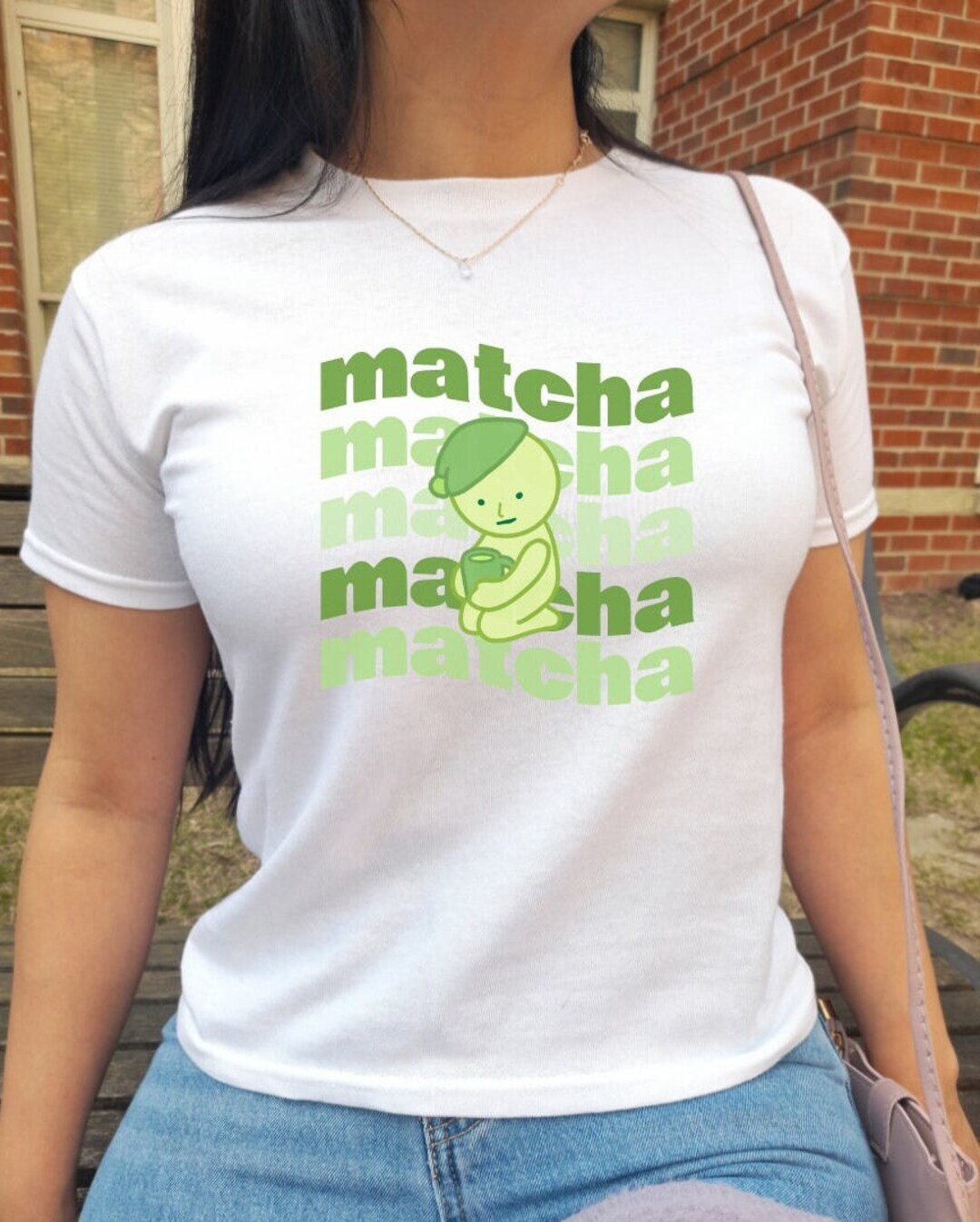 Smiski Matcha Baby Tee Coquette Cropped Tee Vintage Graphic Baby Tees ...