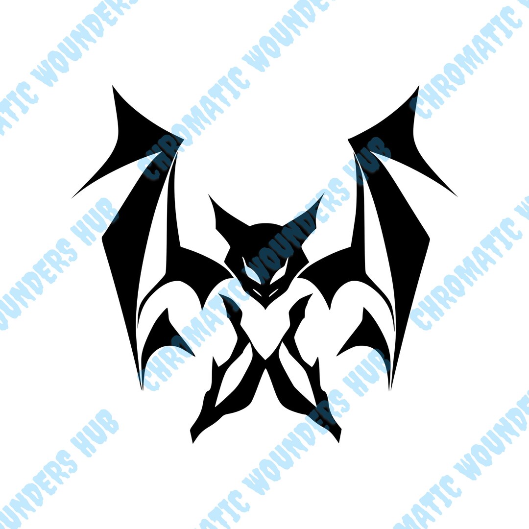 Bat Symbol Clipart, Digital Art, Svg, Png, Jpg, Eps, Pdf, Black and ...
