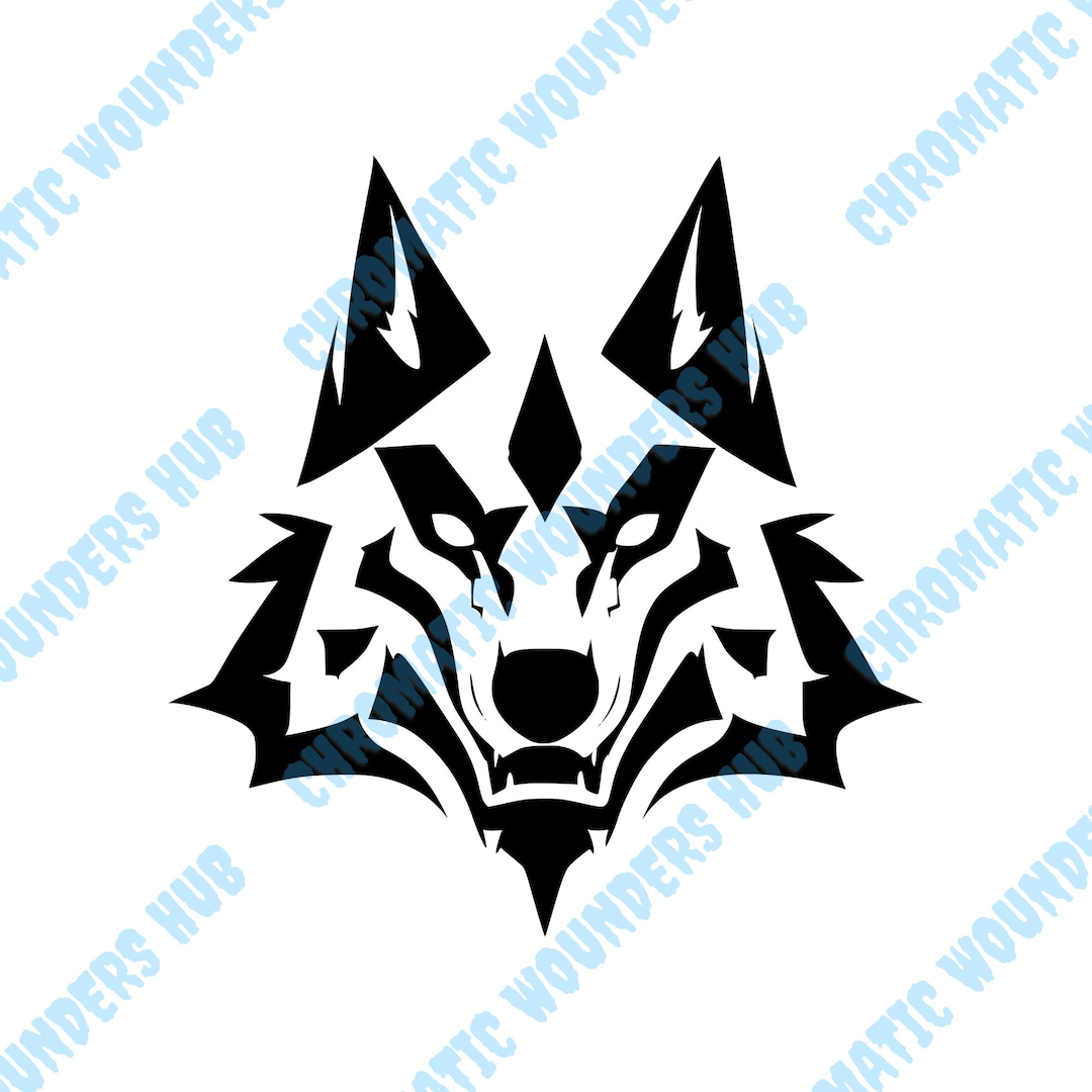 Wolf Symbol Clipart, Digital Art, Svg, Png, Jpg, Eps, Pdf, Black and ...