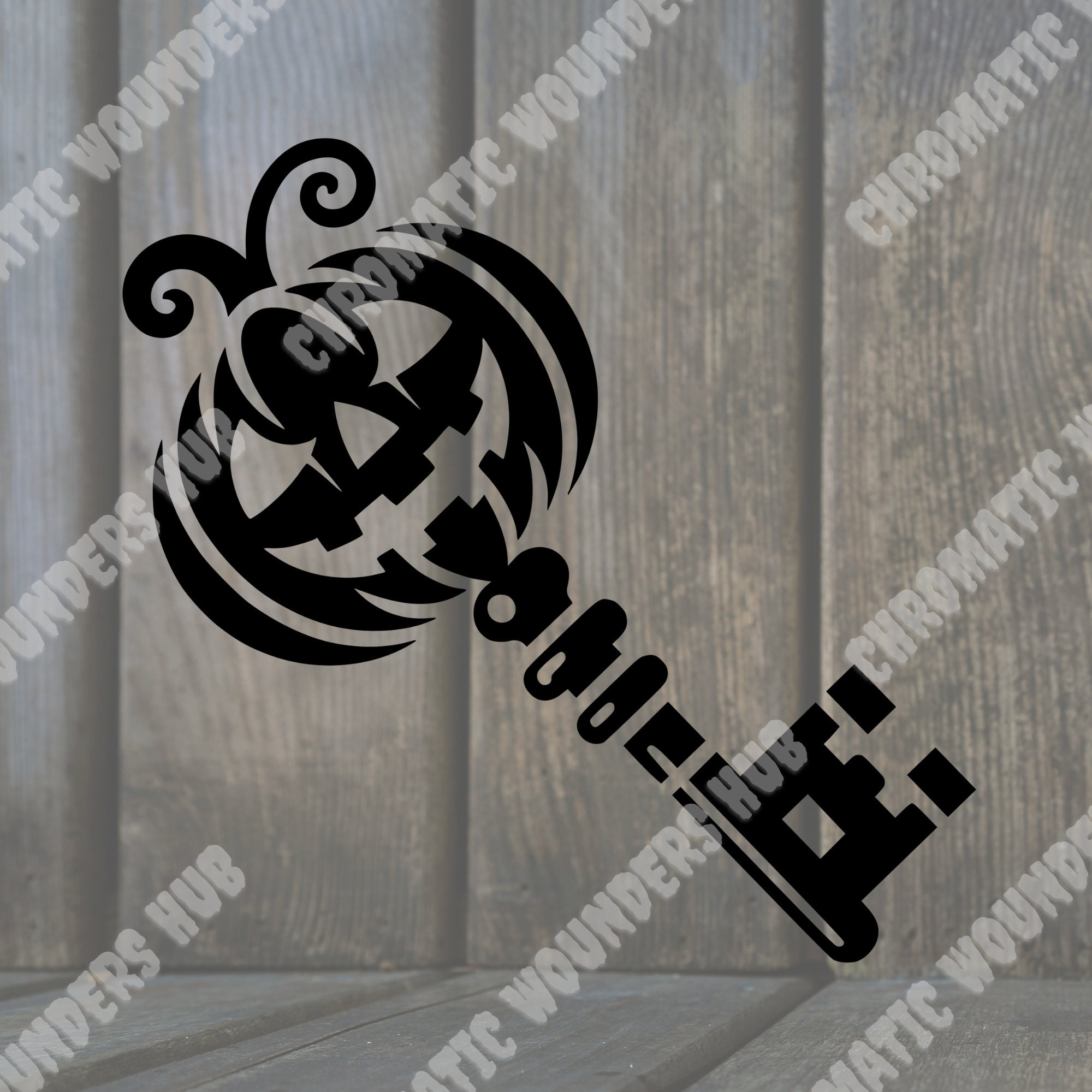 Pumpkin Key Clipart, Digital Art, Svg, Png, Jpg, Eps, Pdf, Black and ...