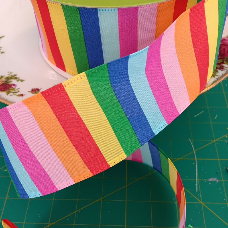 Rainbow Ribbon - Etsy