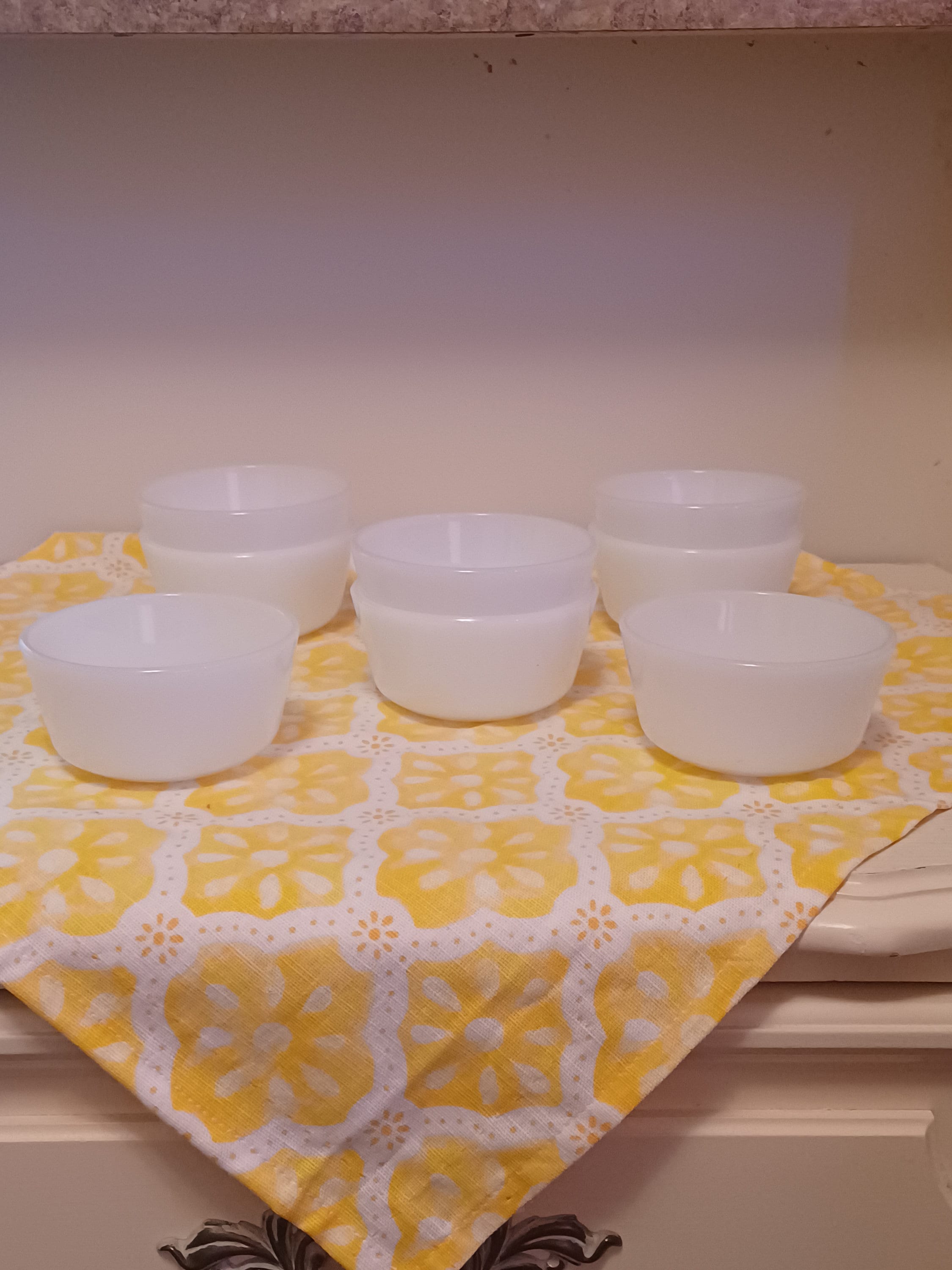 Vintage Fire King Set of 8 Custard Cups - Etsy