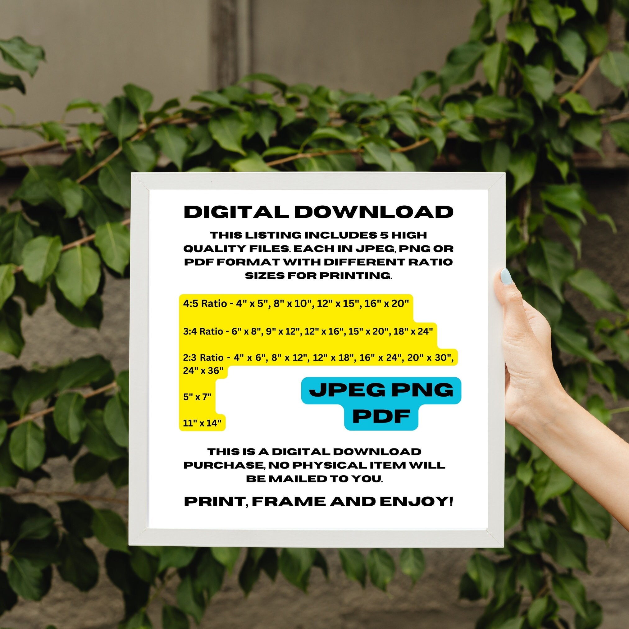 Moon Over Sun Digital Download Printable Wall Art Modern Decor Digital ...