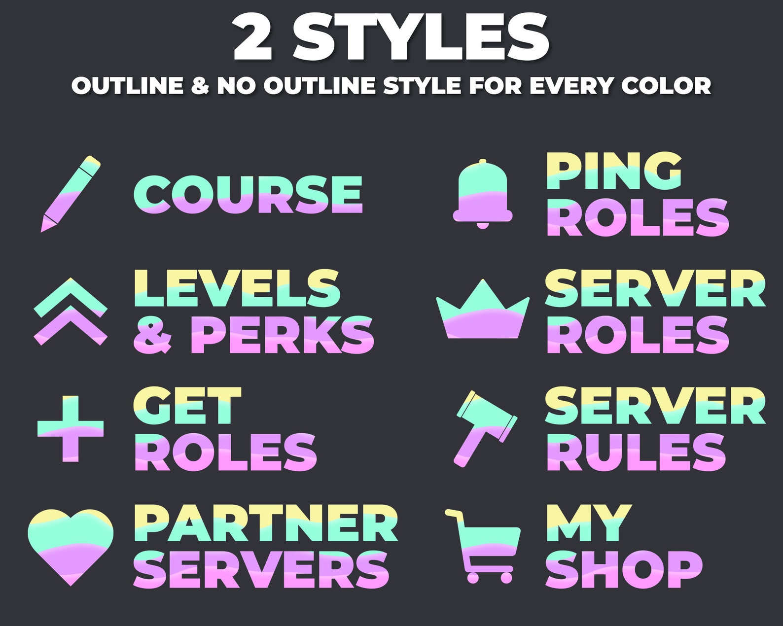 Discord Channel Headers - Icon Pastel Aesthetic Discord Channel Banners ...