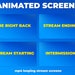 Blue and Yellow Stream Package - Animated Twitch Stream Pack - Camera ...