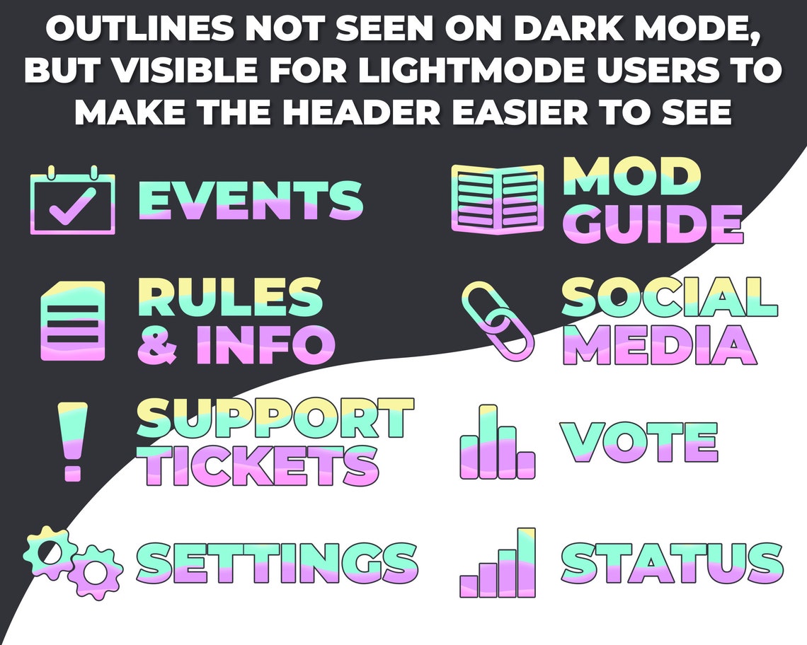 Discord Channel Headers - Icon Pastel Aesthetic Discord Channel Banners ...