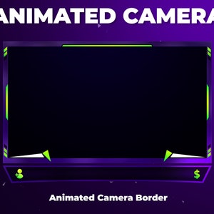Animated Purple and Green Stream Package - Twitch, Youtube, Overlay ...