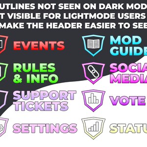 Discord Channel Headers - Shield Aesthetic Discord Channel Banners ...