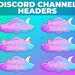 Neon Discord Channel Headers - Discord Channel Banners With Icons ...