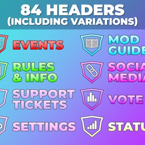 Discord Channel Headers - Shield Aesthetic Discord Channel Banners ...