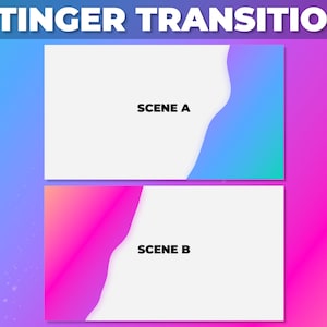 Animated Rainbow Neon Stream Package for Twitch - Camera Overlay, Chat ...