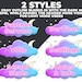 Pink, Purple & Blue Discord Channel Header Package - Gradient Cloud ...