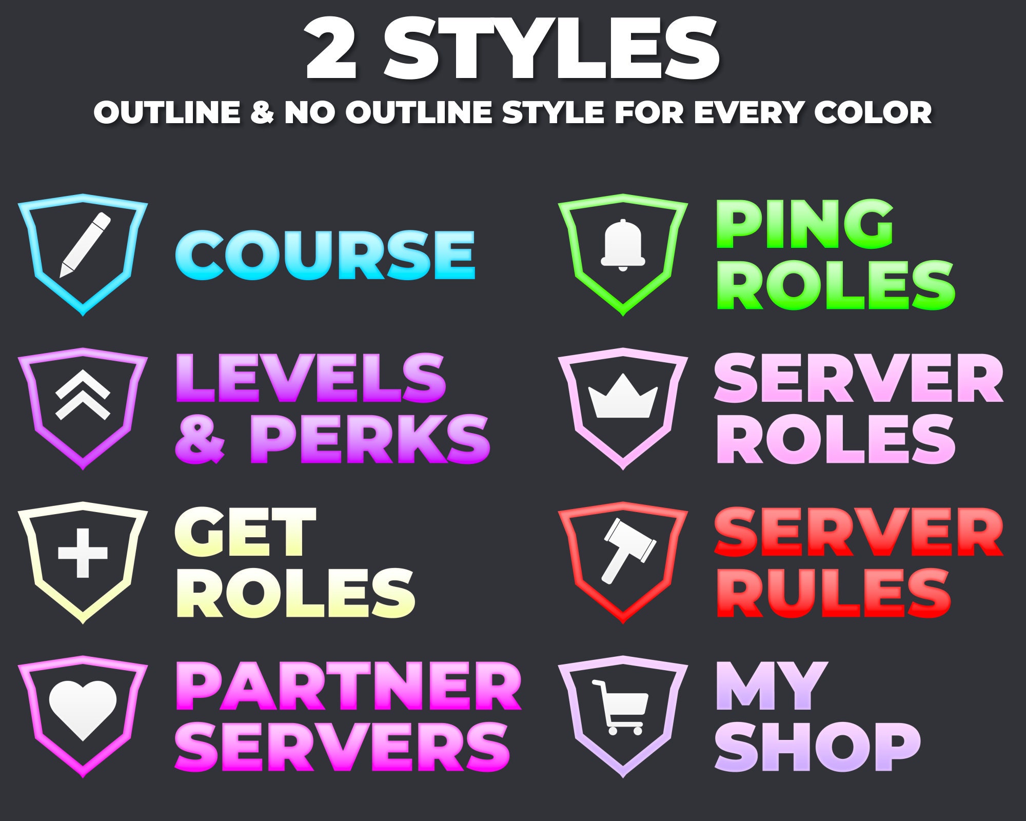 Discord Channel Headers - Shield Aesthetic Discord Channel Banners ...