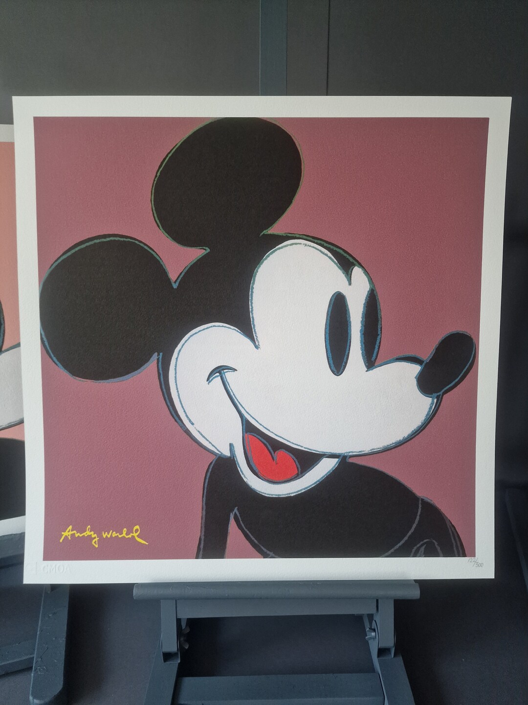 Andy Warhol Lithographie Mickey Mouse 50x50cm Auflage Nr.122/500 CMOA - Etsy