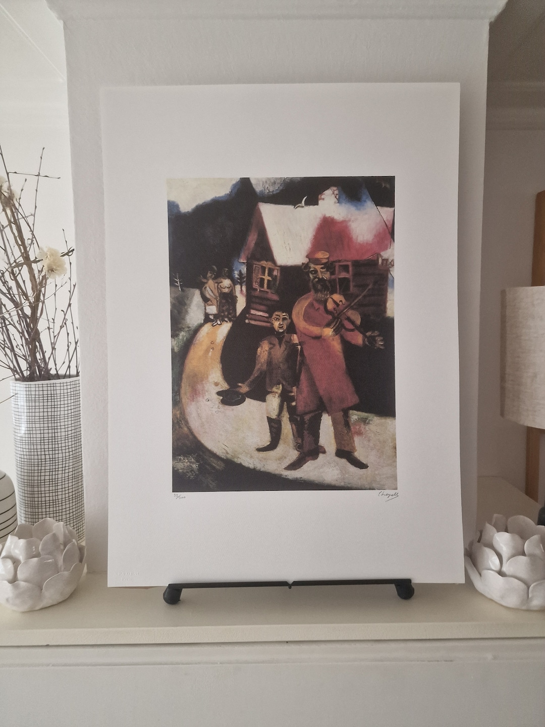 Marc Chagall the Violinist Lithograph 70 X 50 Cm Limited Edition No. 99 ...