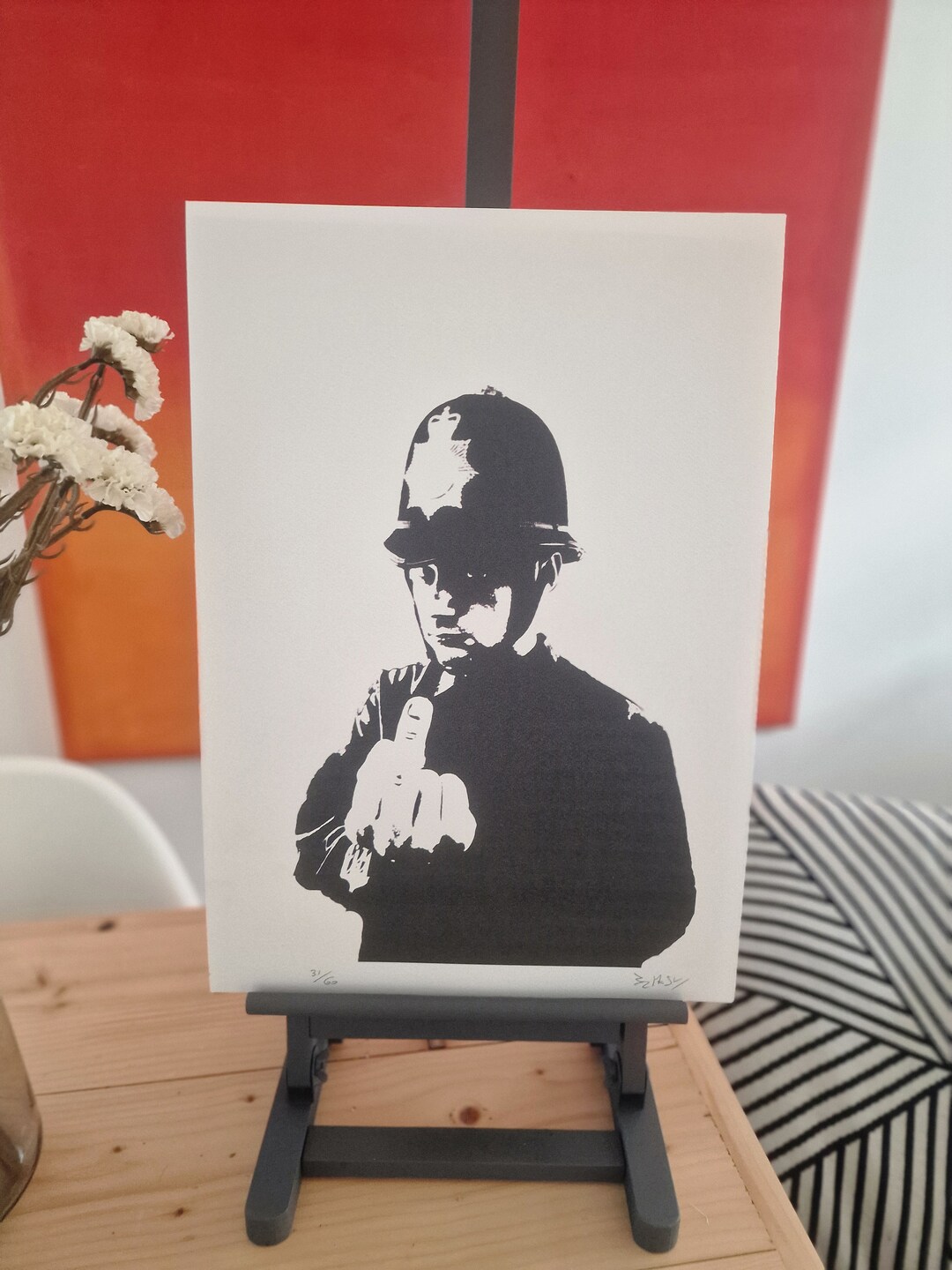 Banksy LITHOGRAPH rude Cop 50 X 35 Cm Edition No.31/60 - Etsy