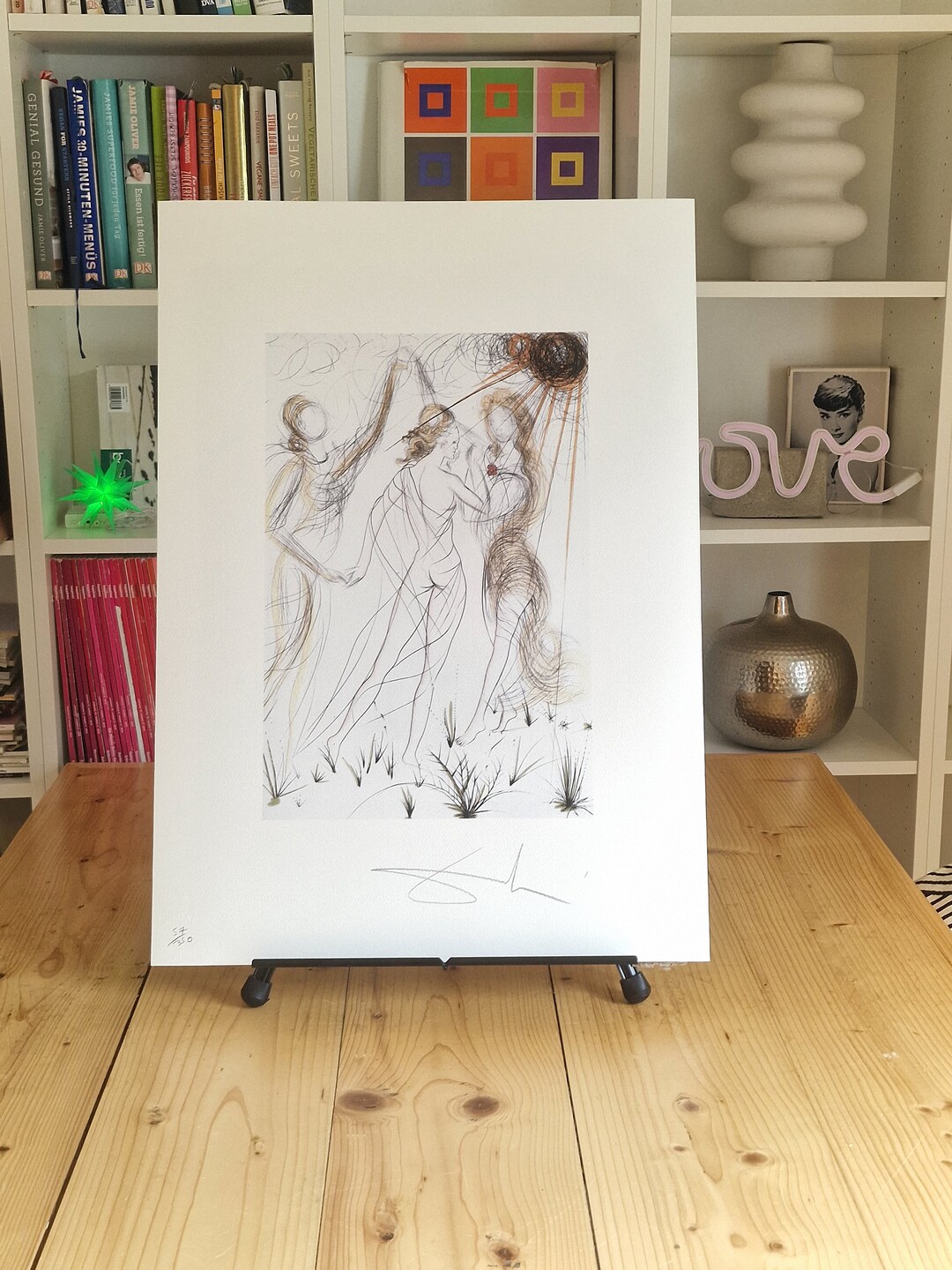 Salvador Dali the Spring Lithograph 70 X 50 Cm limited Edition No.57/ ...