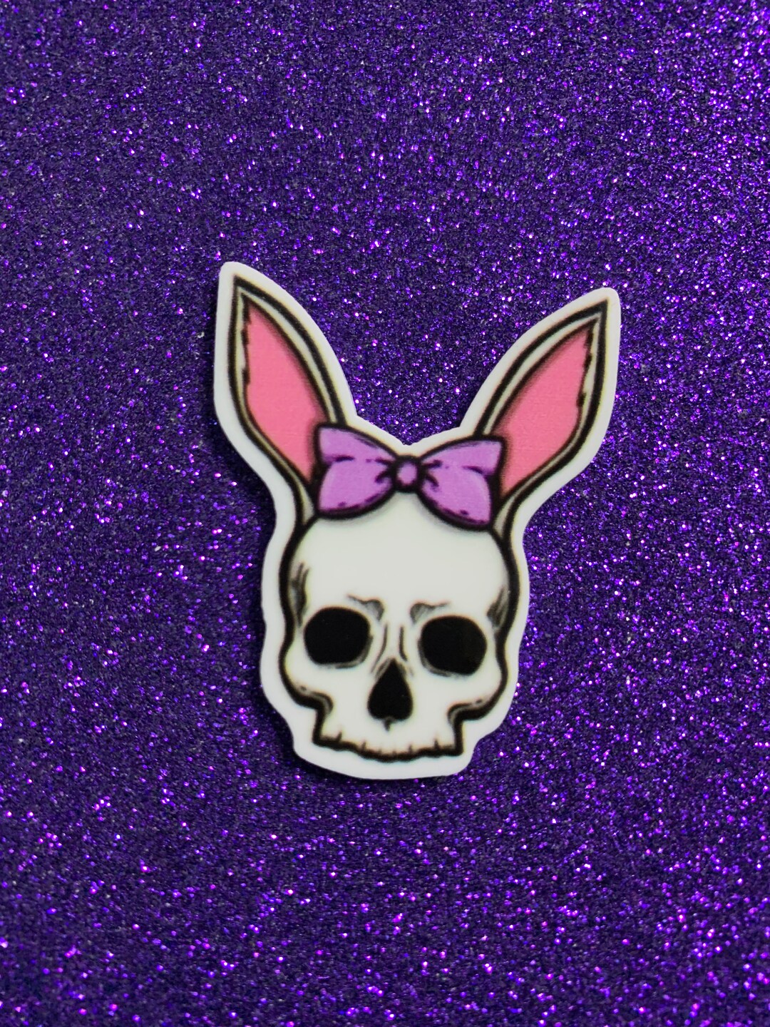 5pc Goth Easter, Punk Rock, R.I.P. Rabbit, Planar Flatback, Resin ...