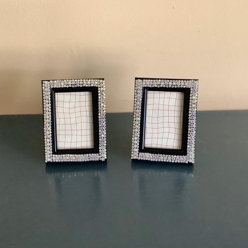 Rhinestone Frames - Etsy