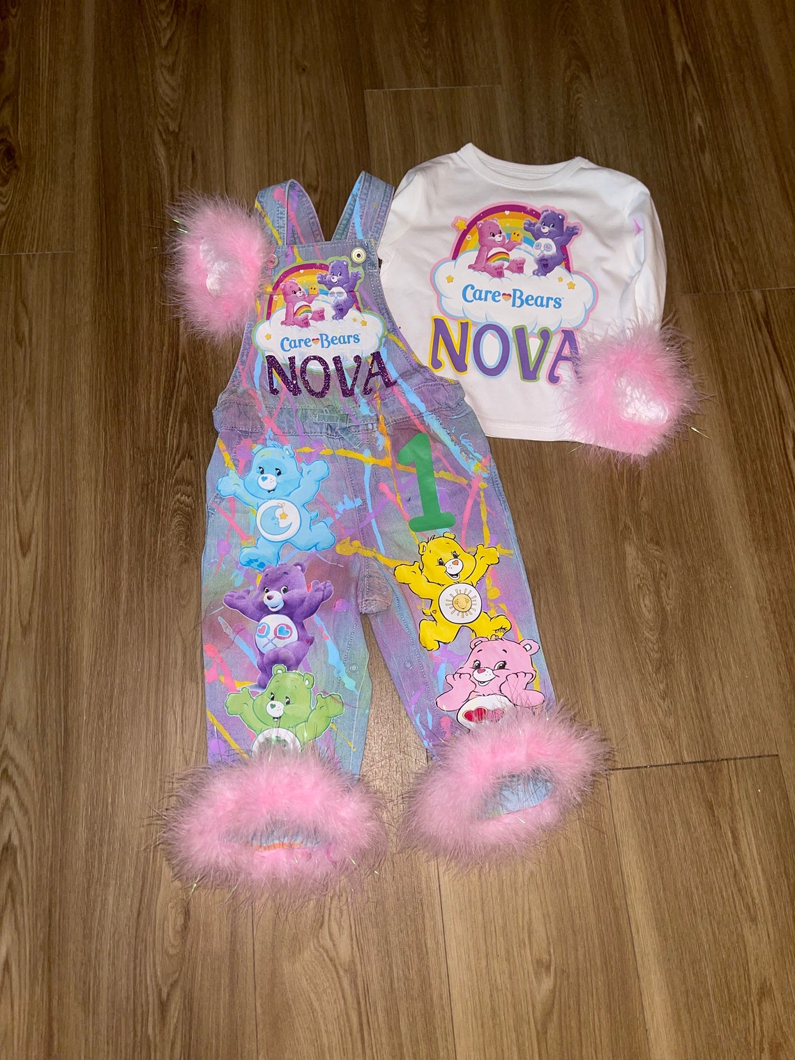 Care Bear Custom Overalls - Etsy