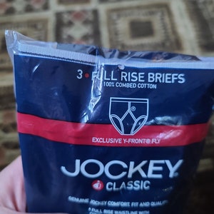 VTG NOS 2004 Jockey High Rise Briefs Men's Size 34 Y Front Underwear ...