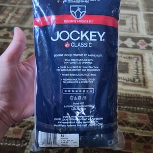 VTG NOS 2004 Jockey High Rise Briefs Men's Size 34 Y Front Underwear ...