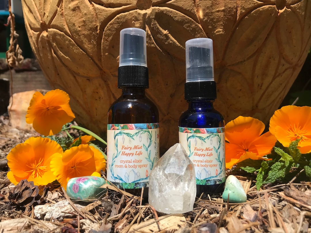Fairy Mist Happy Life Crystal-aromatherapy Spray - Etsy