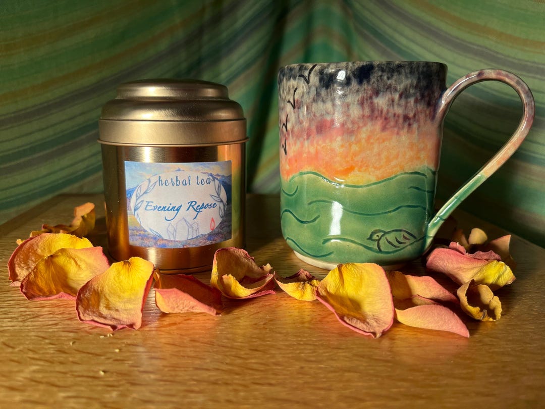 Evening Repose Tea & Mug - Etsy