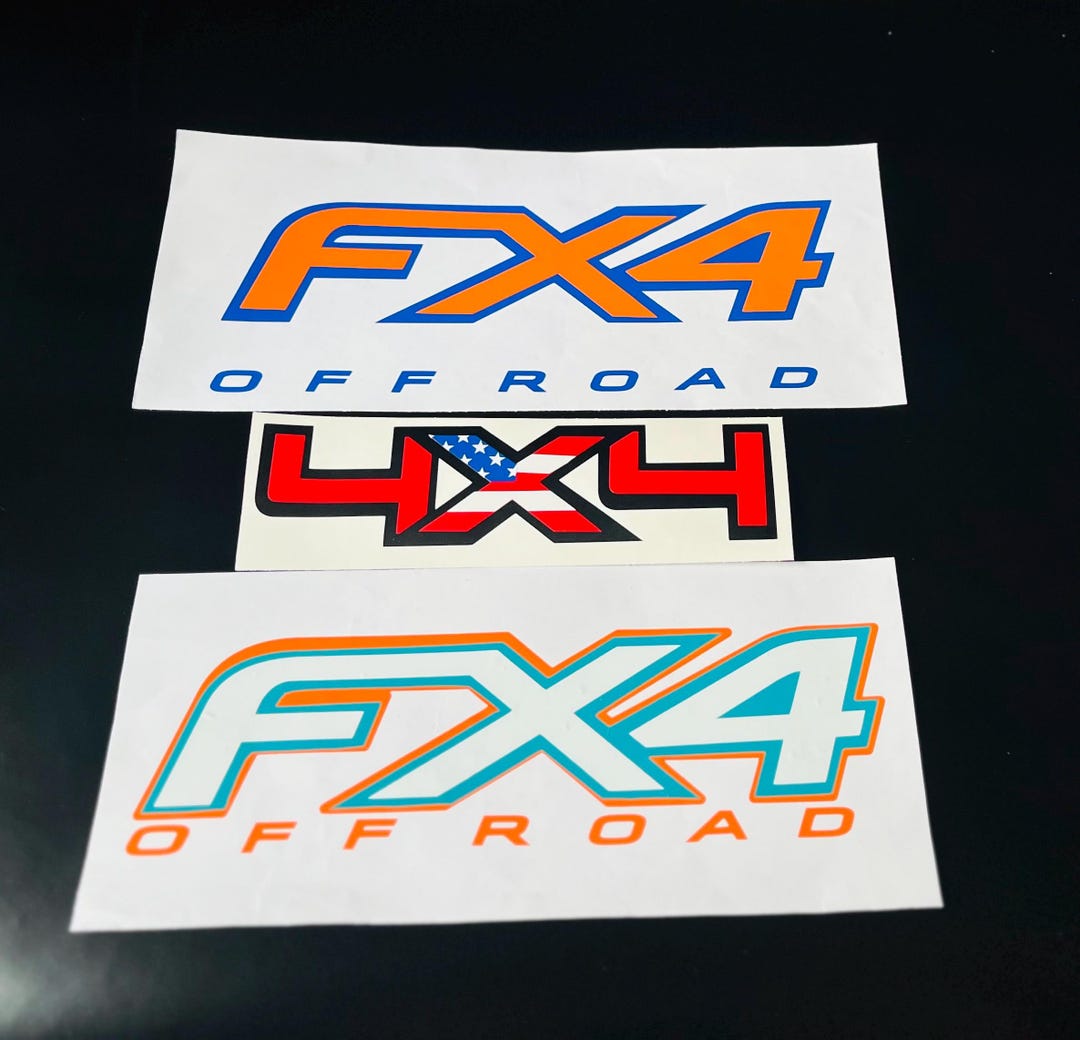 Ford F-150 Custom Decals, Fx4 off Road, 4x4 Decal, Gator Football Fx4 ...