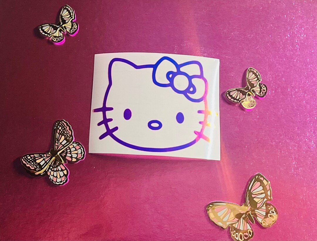 Hello Kitty Sticker,kitty Sticker,stanley Vinyl Logo, Cute Stickers ...