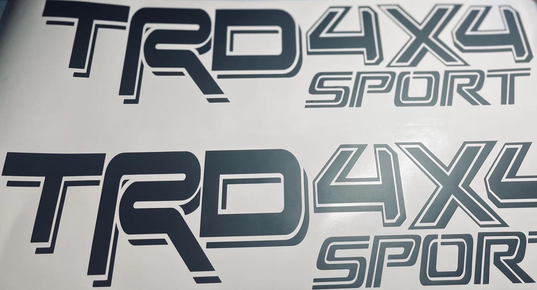 TRD Decal, TRD Sport Decal, Trd Sport, TRD, Toyota Decal, Tundra Decal ...
