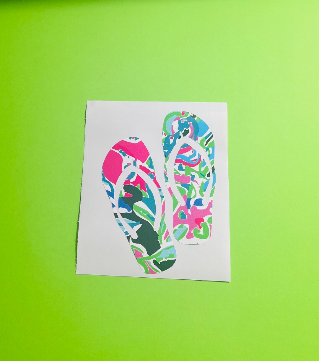 Flip Flops, Flip Flop Stickers, Summer Stickers, Stanley Stickers, Car ...