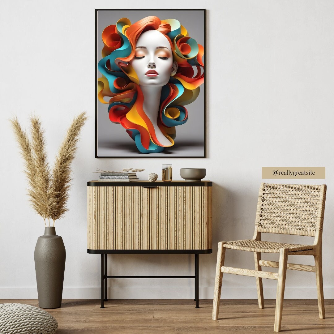 Mid-century Modern Art Print Set of 3 - Neutral Modern Wall Art ...