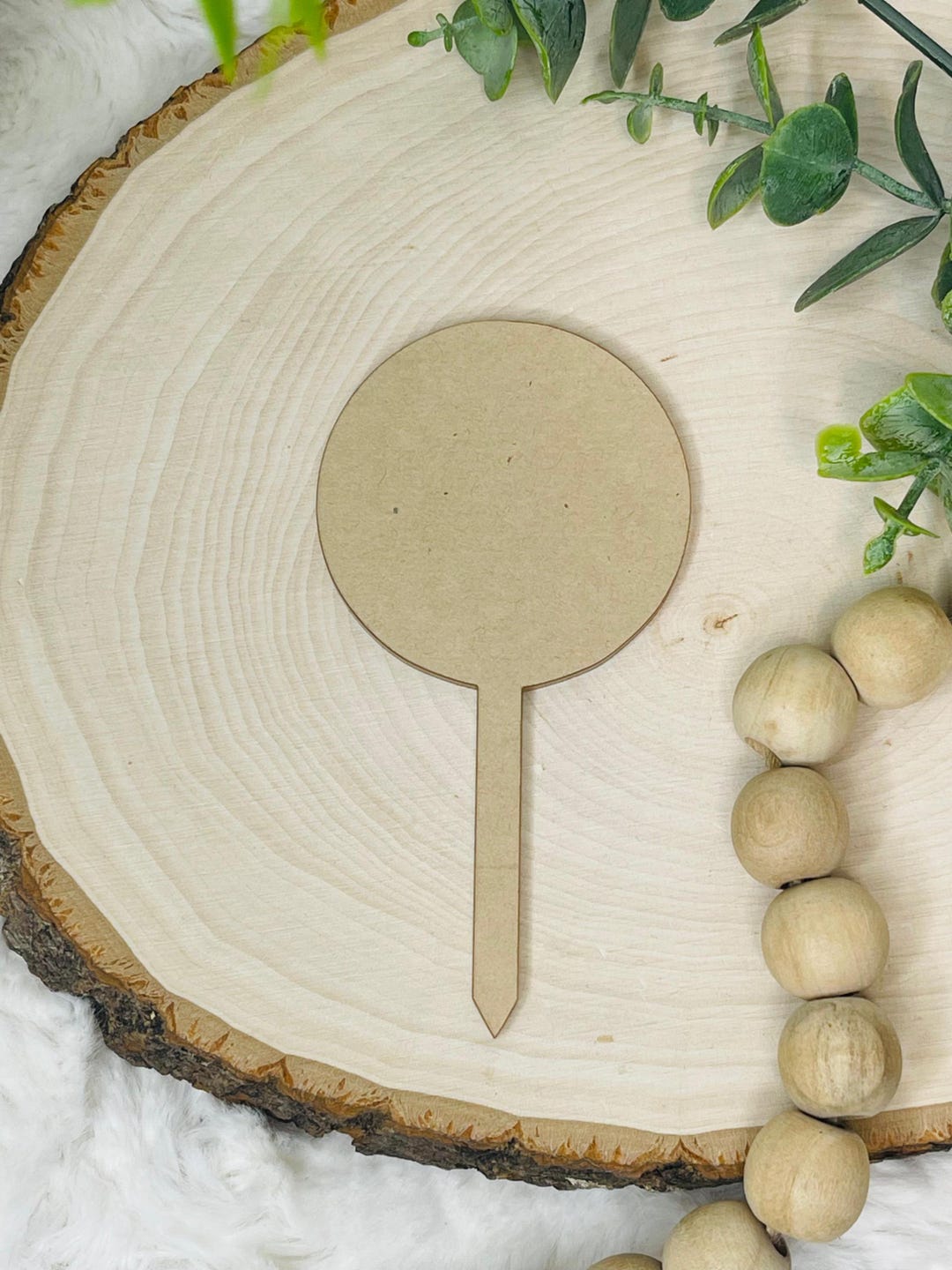 Sets of 6 and 12 Blank Acrylic Cake Toppers for DIY Cake Decorations ...