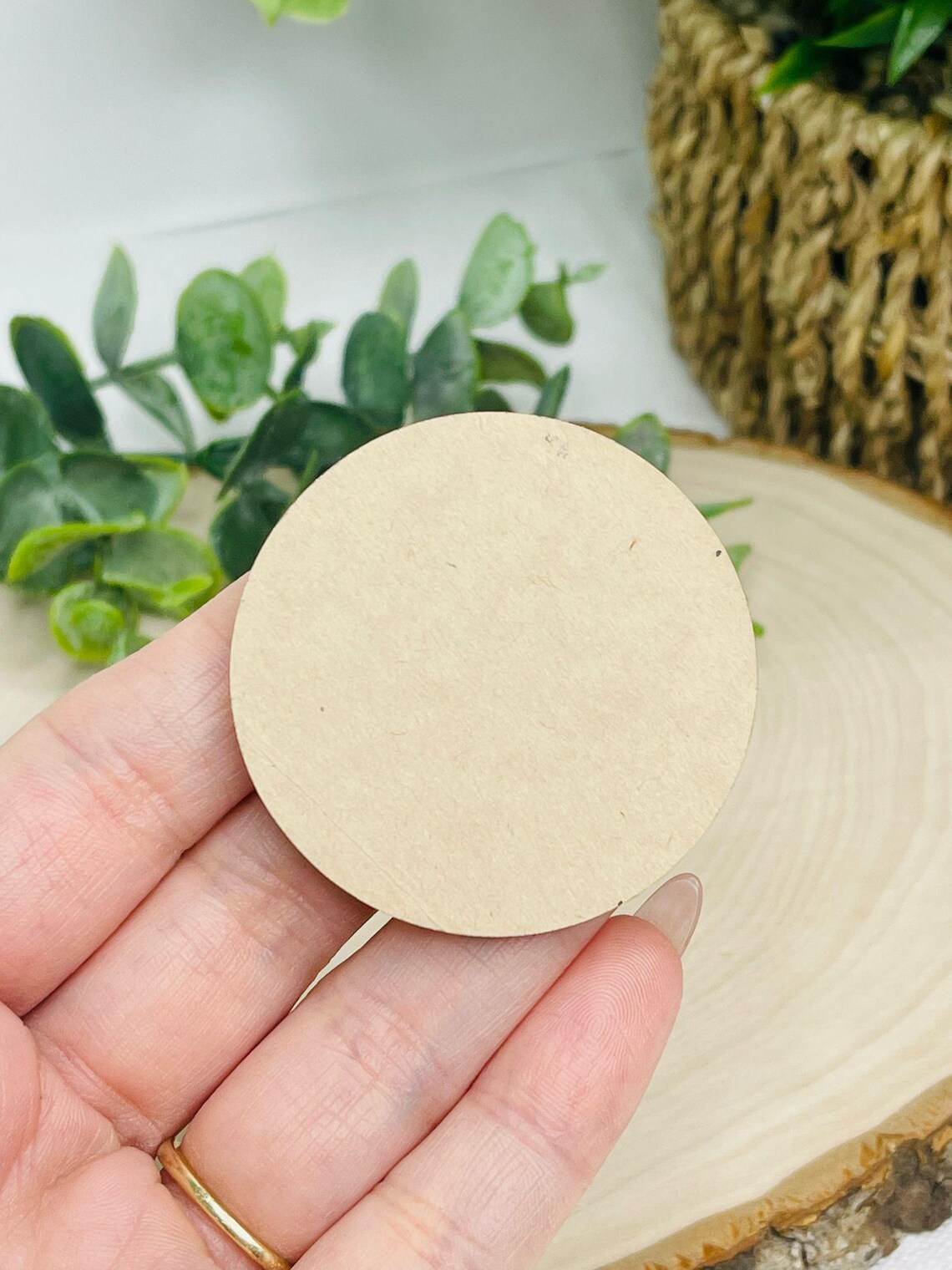 Circle Shaped Acrylic Blanks, Bulk Set of 15 Clear Acrylic Circle for ...