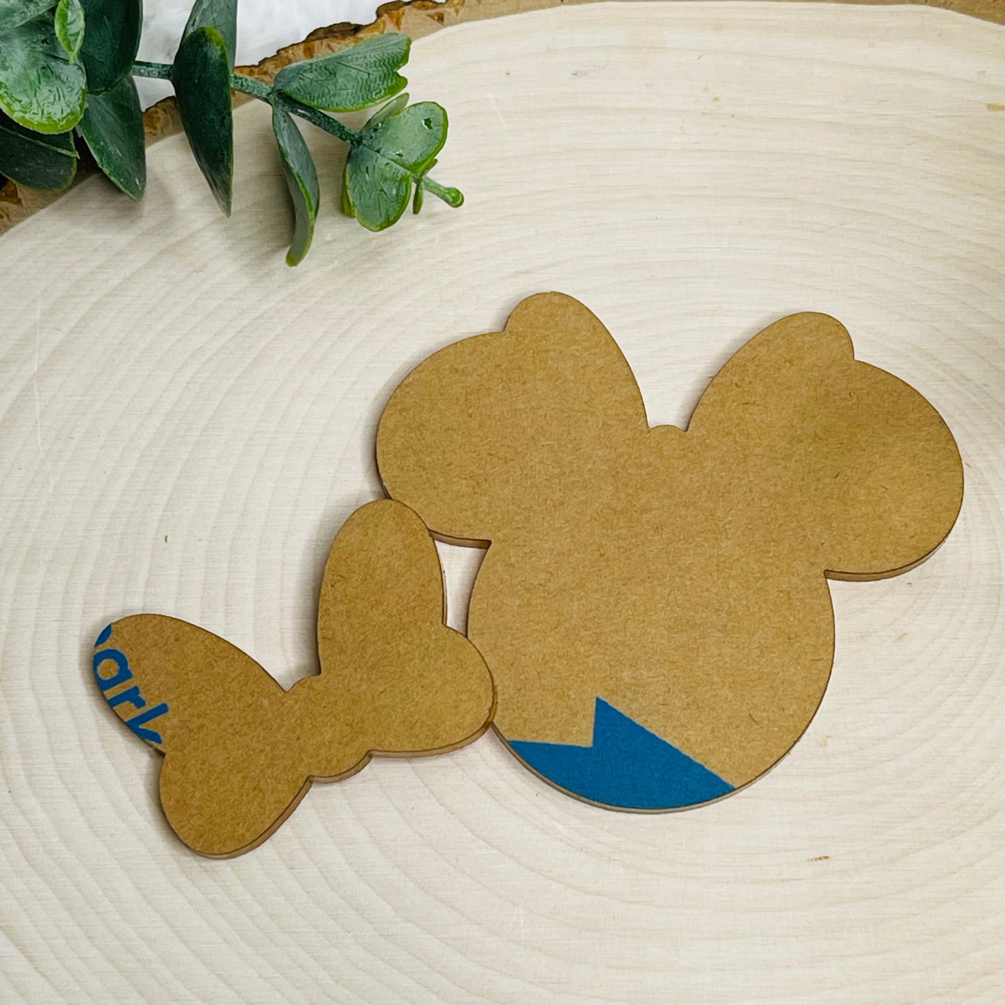 15 Clear Mouse Head Acrylic Blank, Bow Acrylic Shape, Badge Reel ...