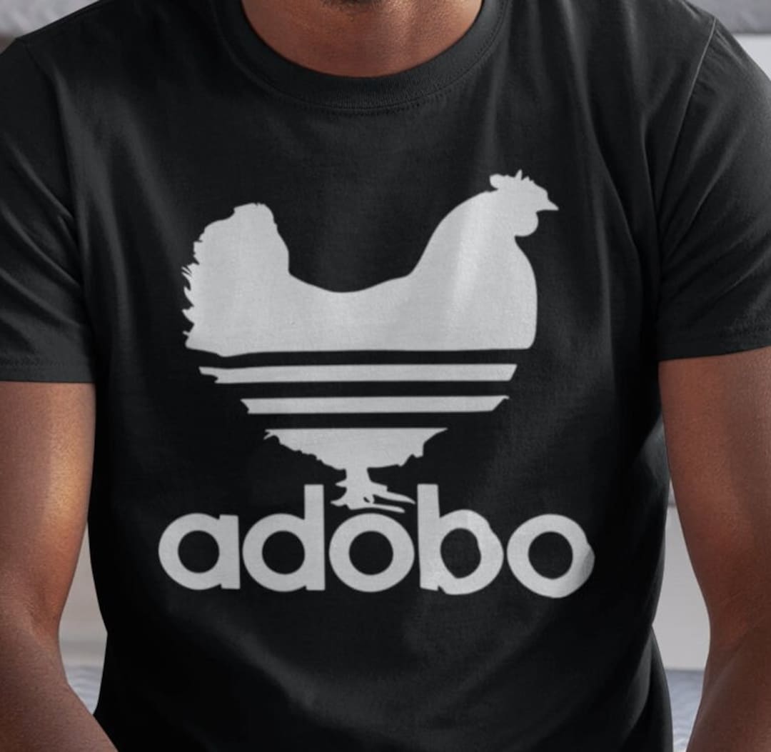 Adobo / Filipino Chicken Three Stripe Brand Spoof Dank Meme Quote Shirt ...