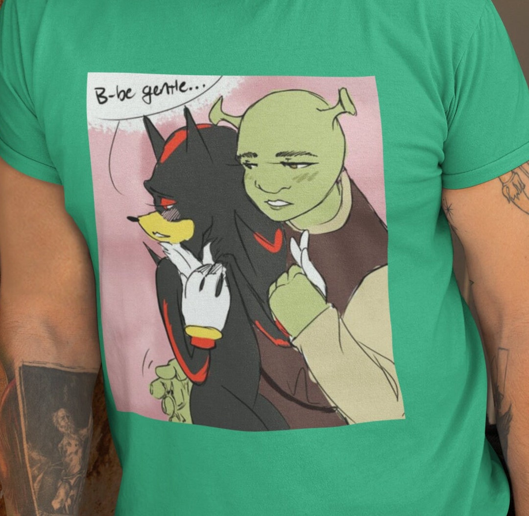Shrek X Shadow R34 Fanart Ogre Targeted Dank Meme Quote Shirt Out Of Pocket Humor T Shirt