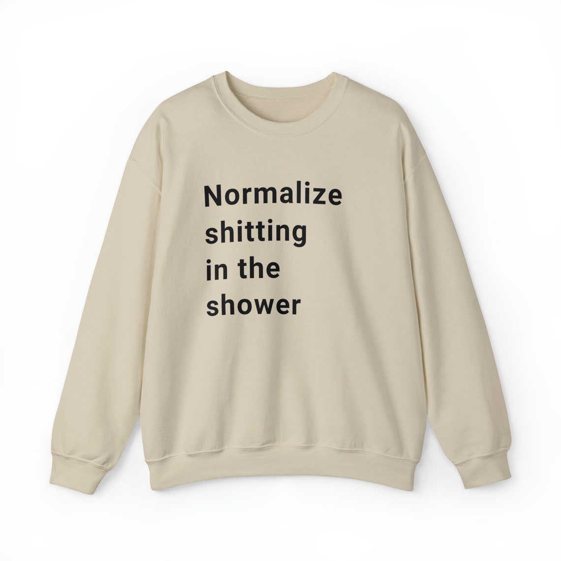 Normalize Shitting in the Shower / Dank Meme Quote Out of - Etsy