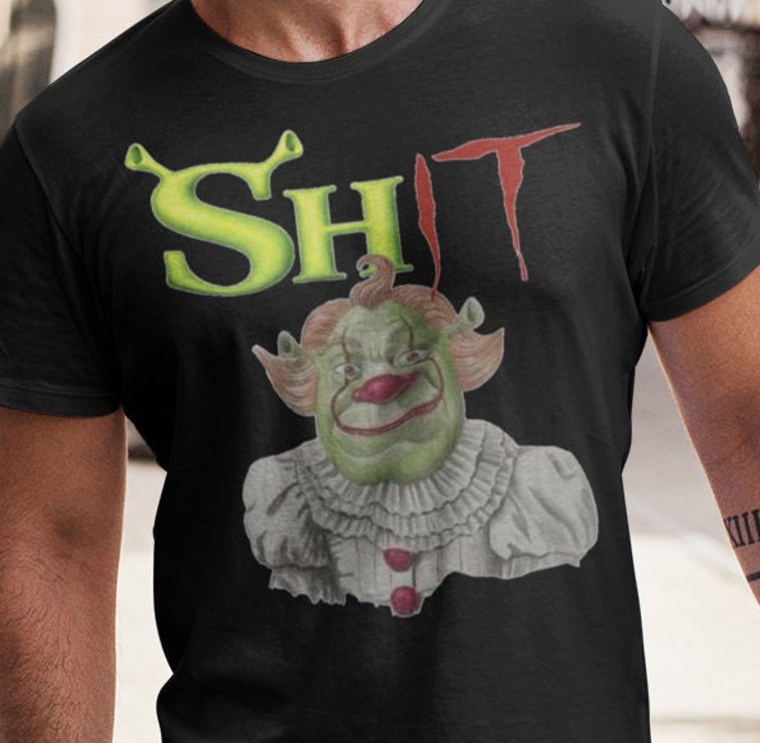 Shit / Shrek X IT Pennywise Fanart Collab Halloween Fall Season Horror ...